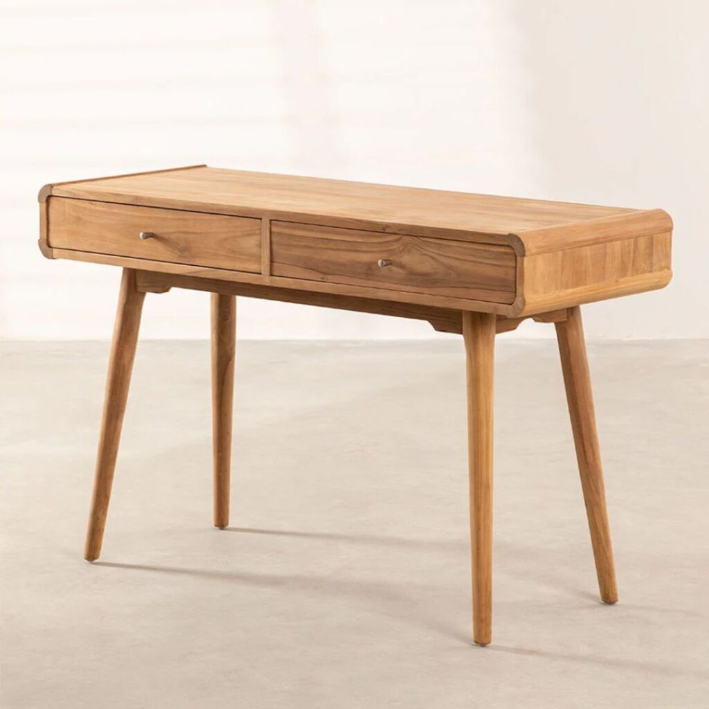 Keva Solid Wood Side Table Square Cubes Set of 2 - Opulent Tree